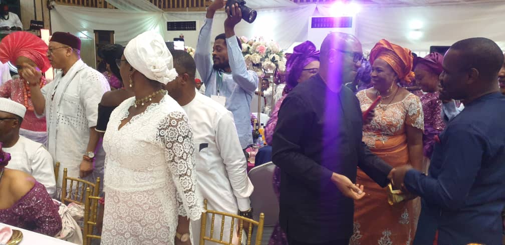 Photos: Peter Obi Attends Prof. Utomi Daughter's Wedding