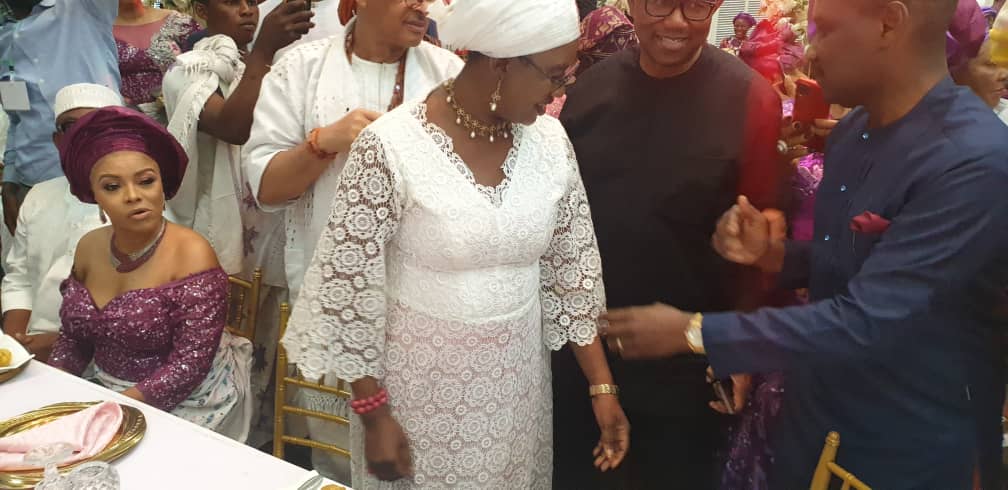 Photos: Peter Obi Attends Prof. Utomi Daughter's Wedding