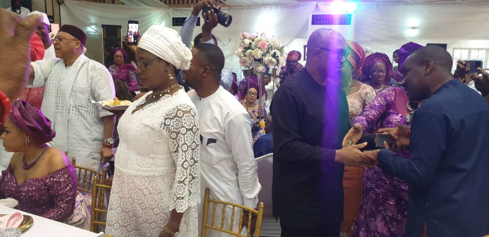 Photos: Peter Obi Attends Prof. Utomi Daughter's Wedding
