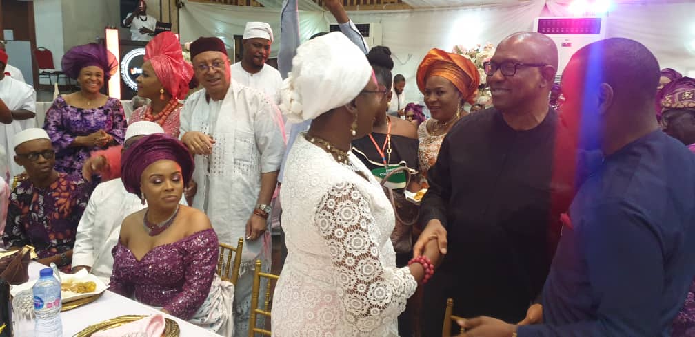 Photos: Peter Obi Attends Prof. Utomi Daughter's Wedding