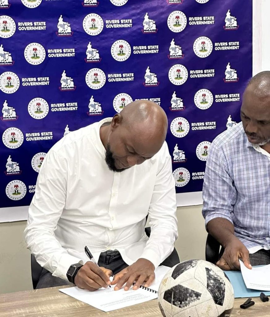 Gyration Galore As Rivers Utd Unveils Finidi As New Coach
